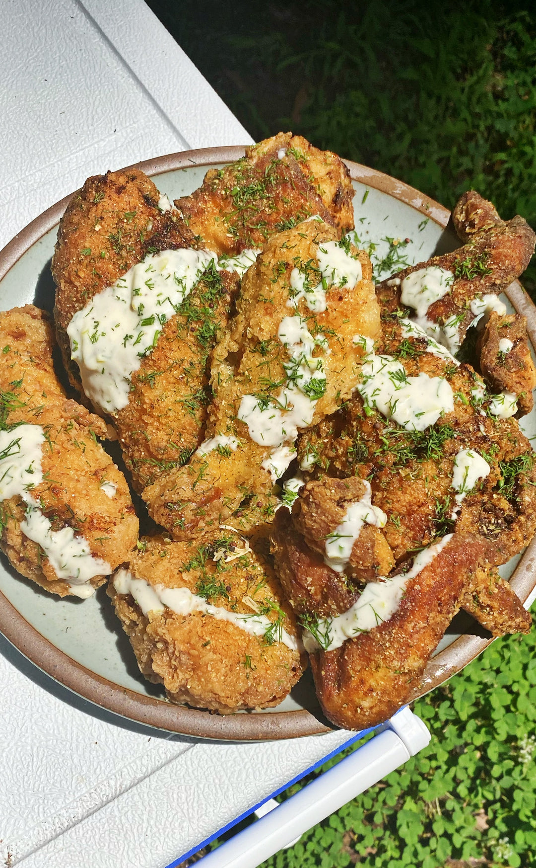 Pickle Fried Chicken w/ Pepperoncini Ranch – Redstart Foods